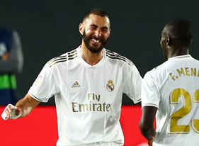 Бензема забил красиво на тренировке